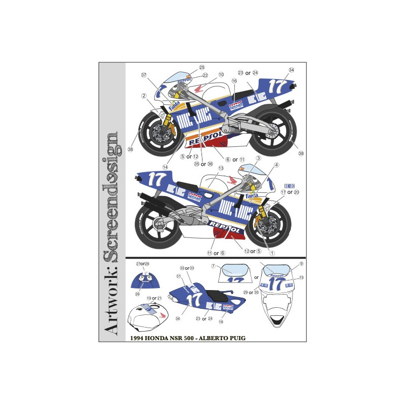 HONDA NSR 500 1994 ALBERTO PUIG